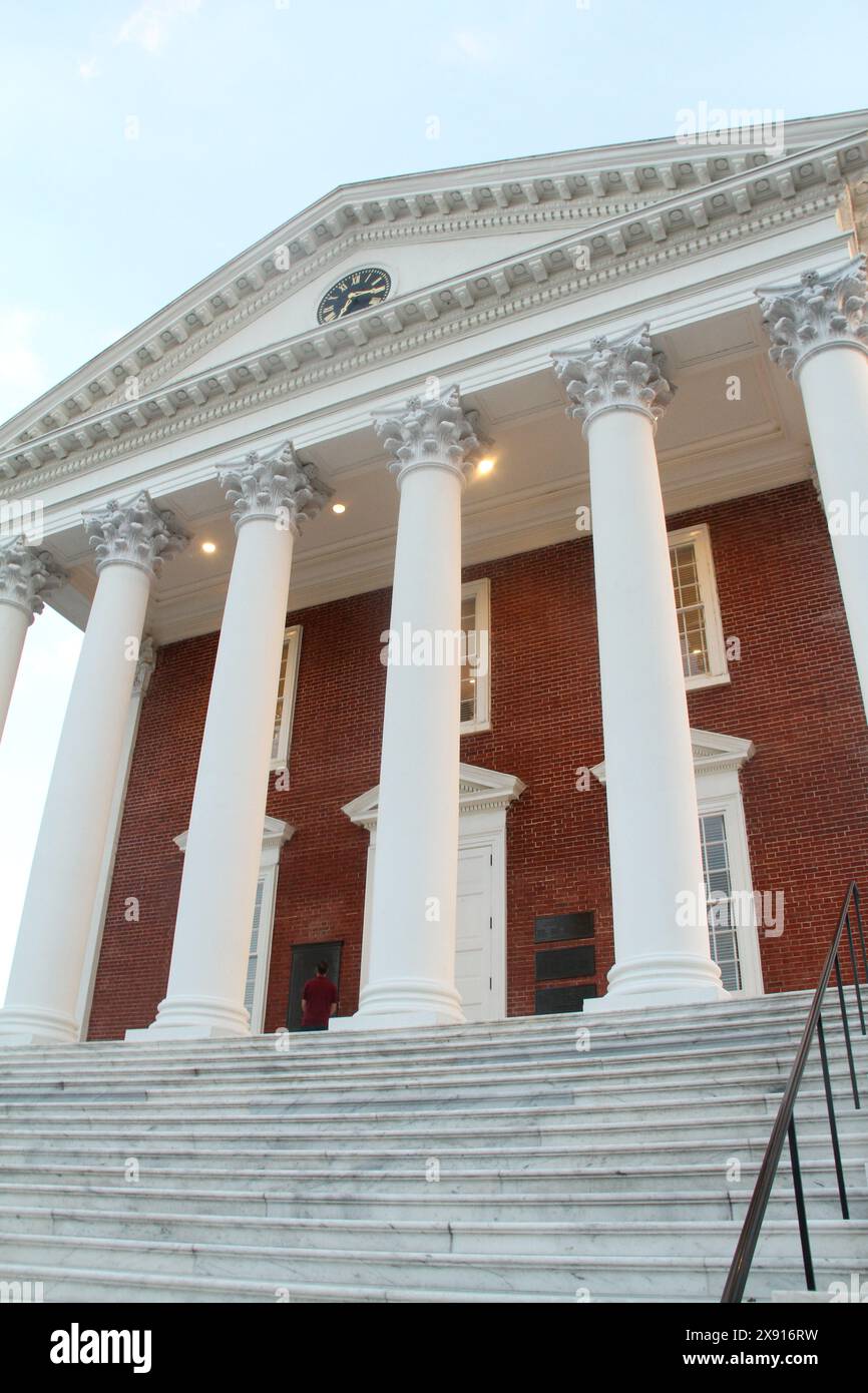 Charlottesville, VA, USA. The Rotunda at University of Virginia Stock ...