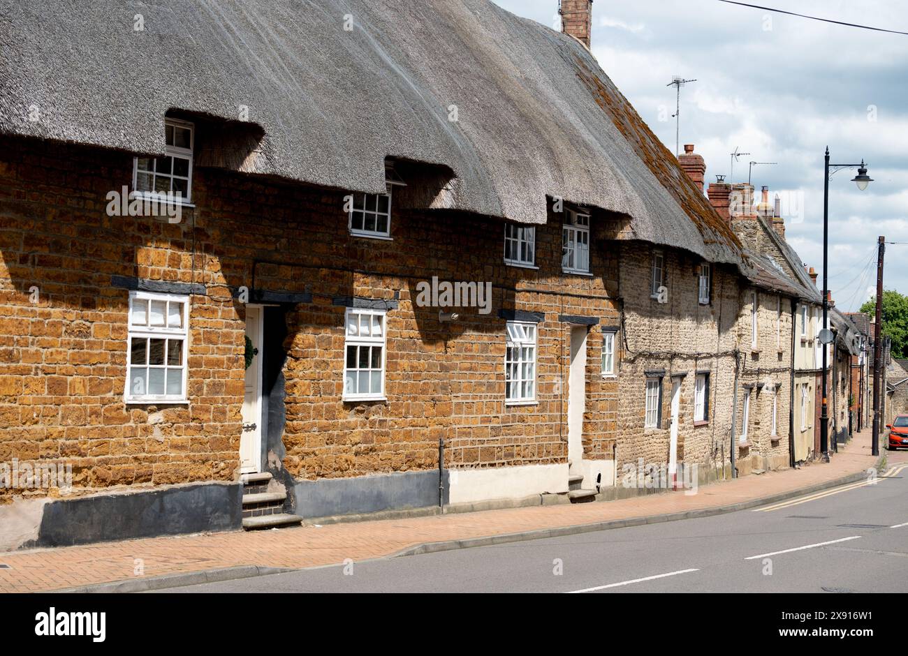 High Street, Irchester, Northamptonshire, England, UK Stock Photo - Alamy