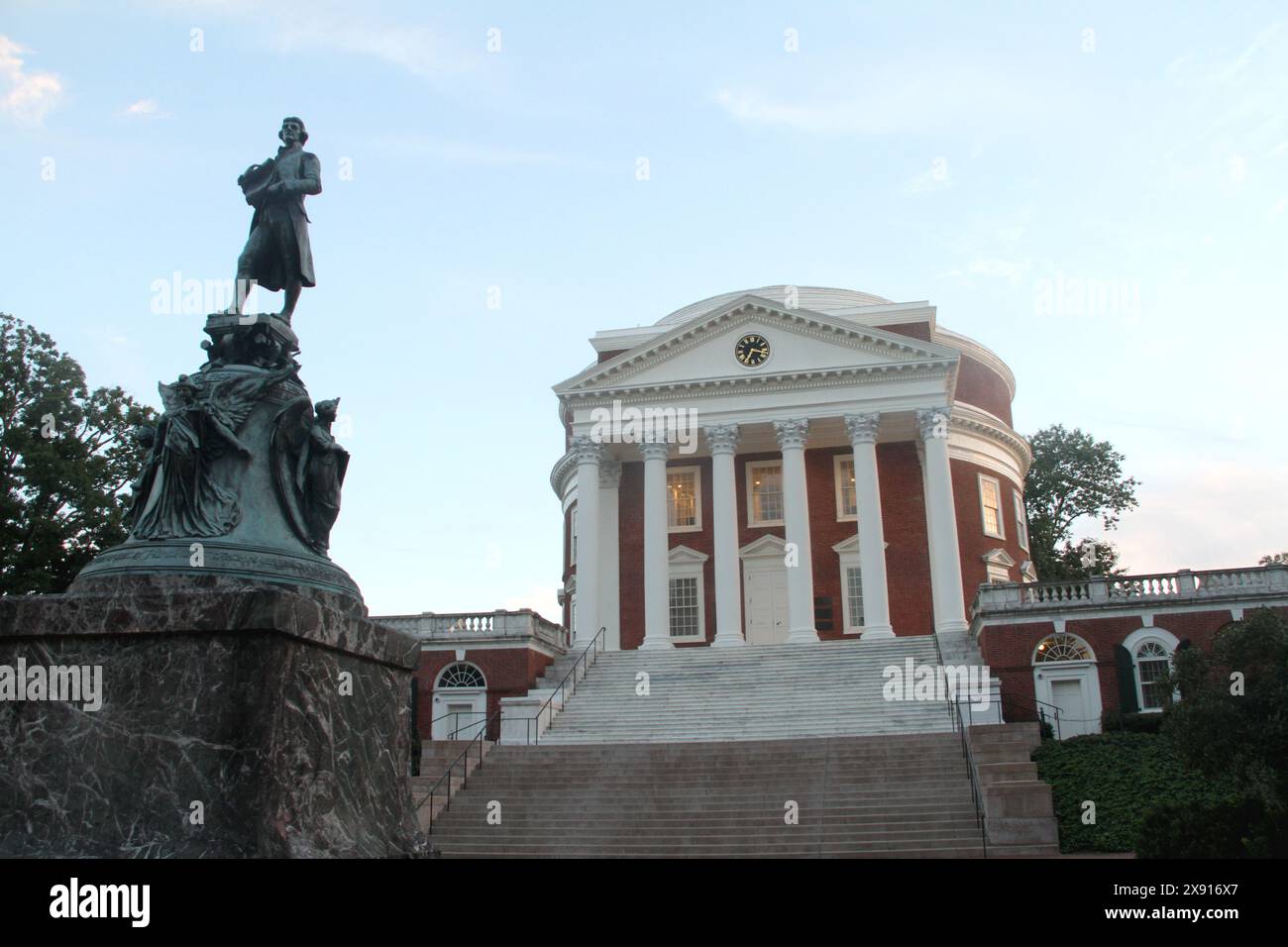 Charlottesville, VA, USA. The Rotunda at University of Virginia, with ...