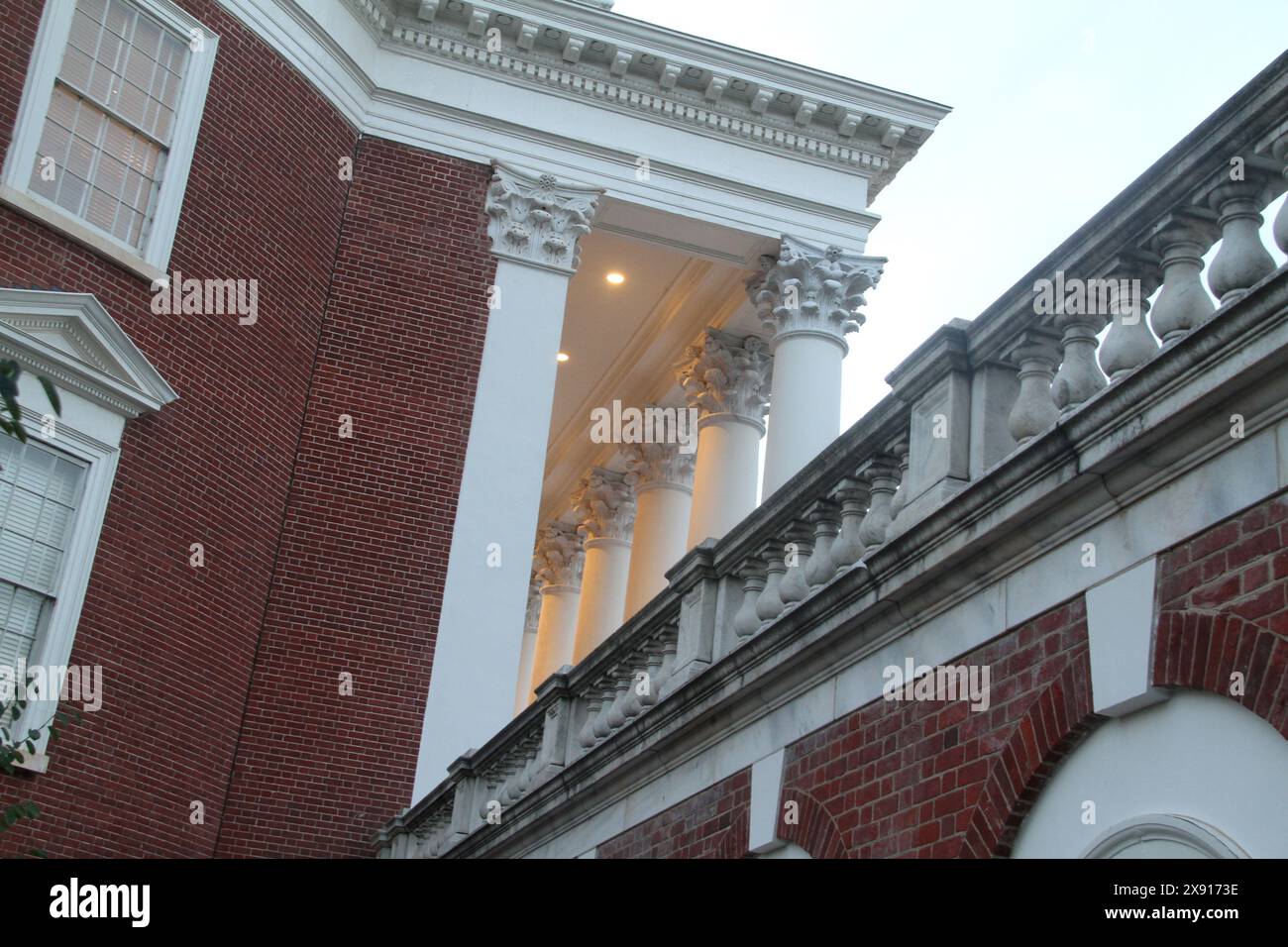 Charlottesville, VA, USA. Architectural details at the Rotunda at ...