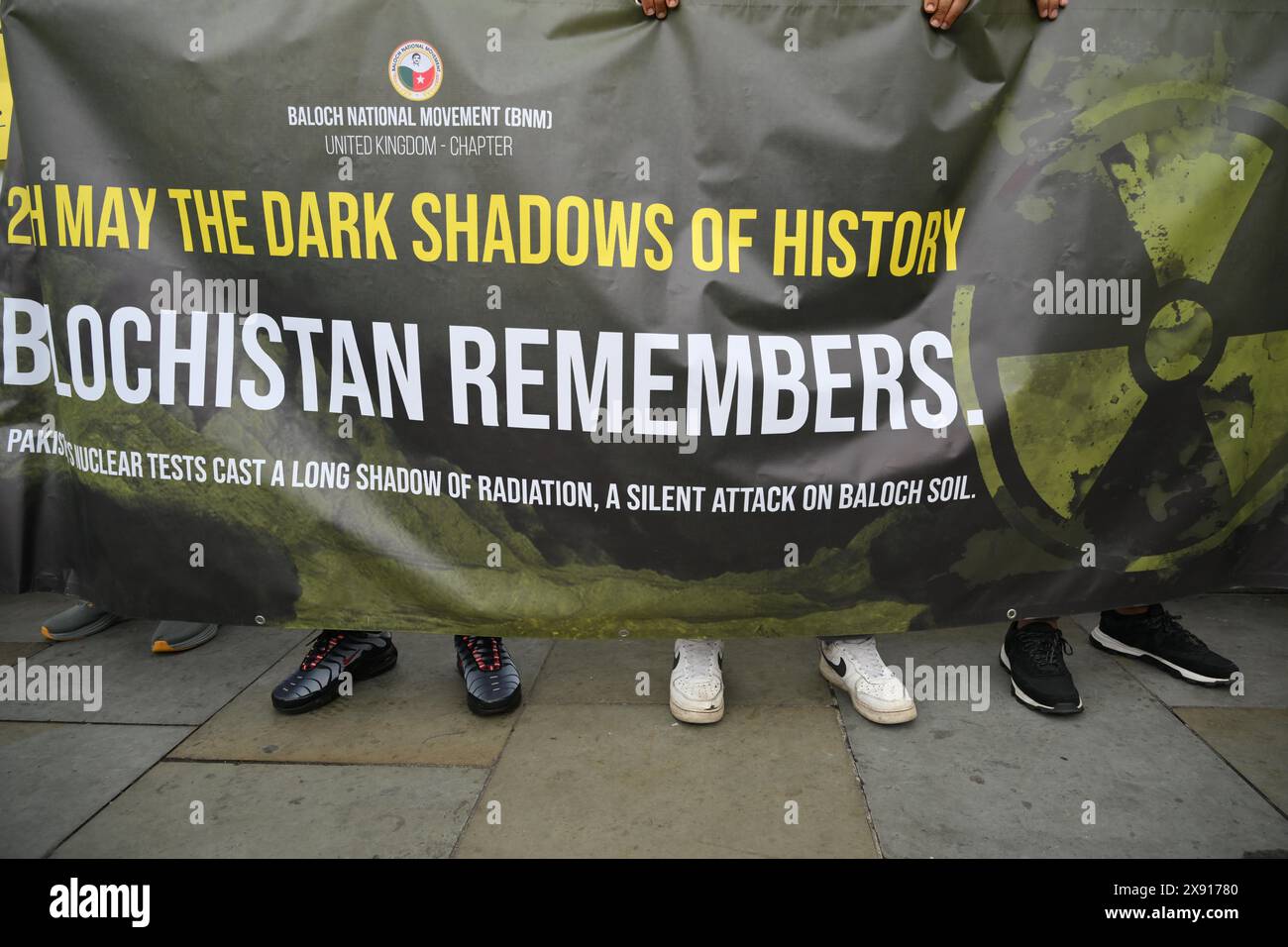 London, England, UK. 28th May, 2024. 25 years after five nuclear bombs ...
