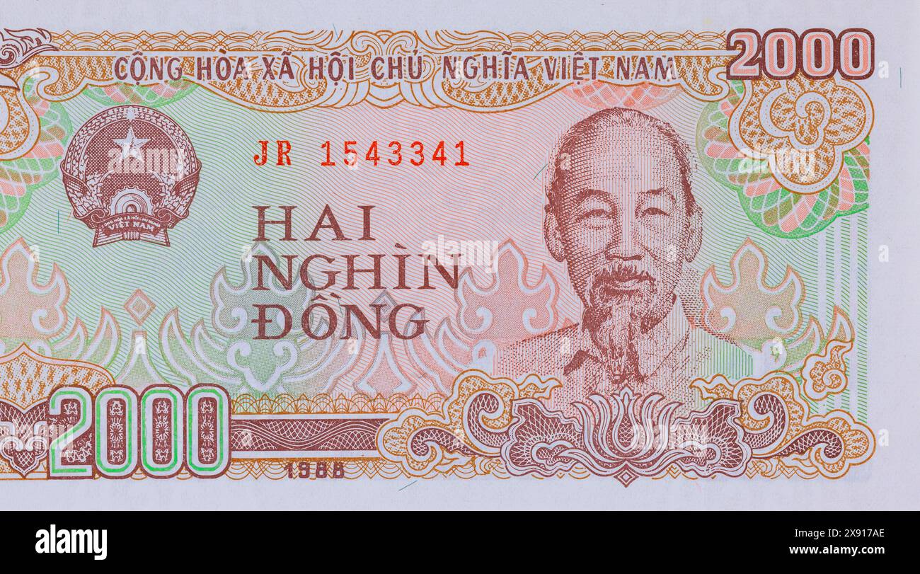 Viet Nam National Bank issues paper currency banknotes in denominations ...