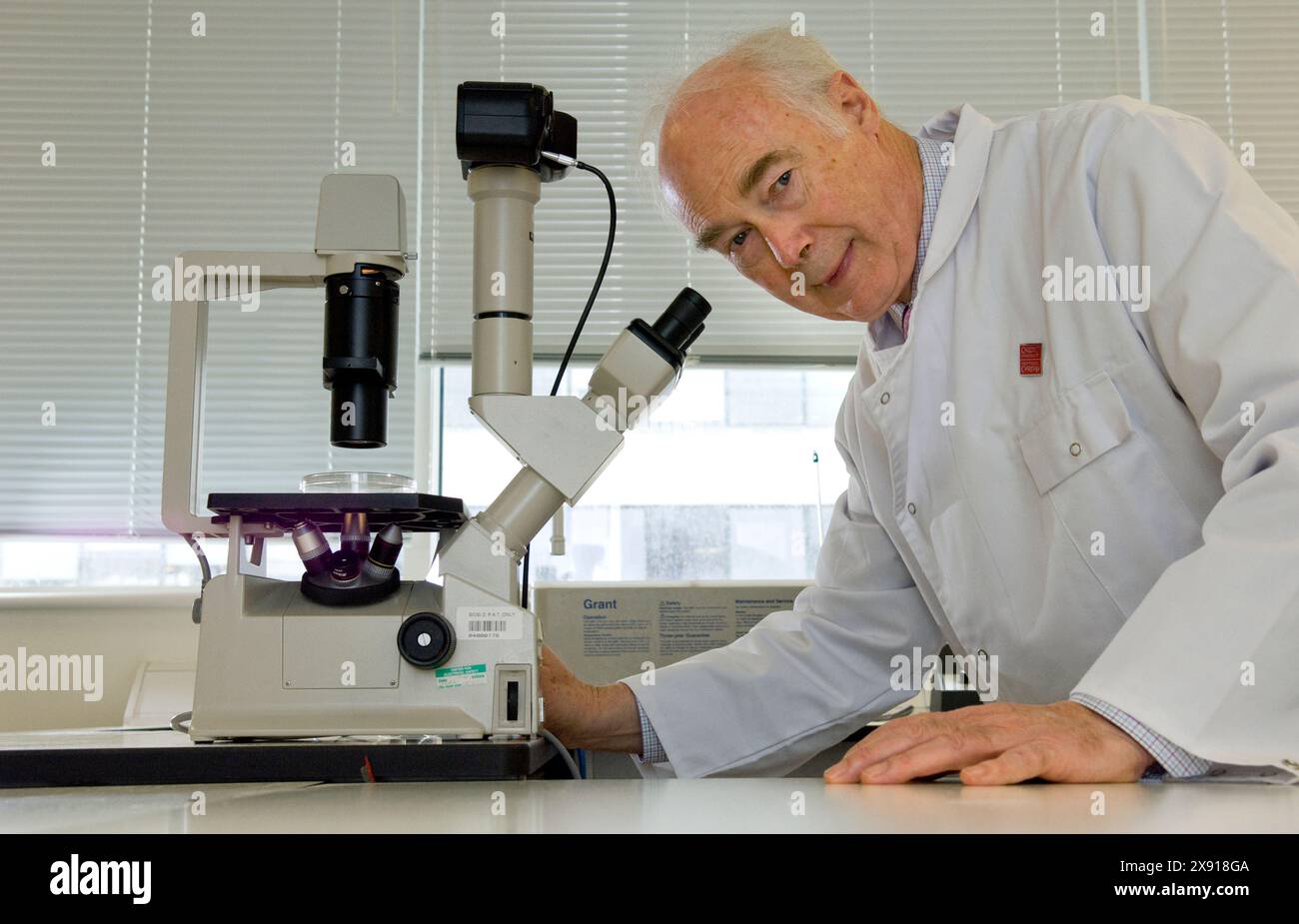 Sir Martin Evans, Professor at Cardiff University and winner of the ...