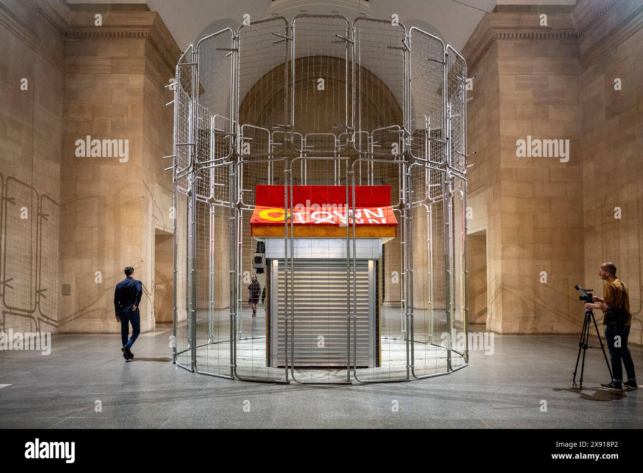London, UK. 28 May 2024. Staff members view 'Grace' a new commission by ...
