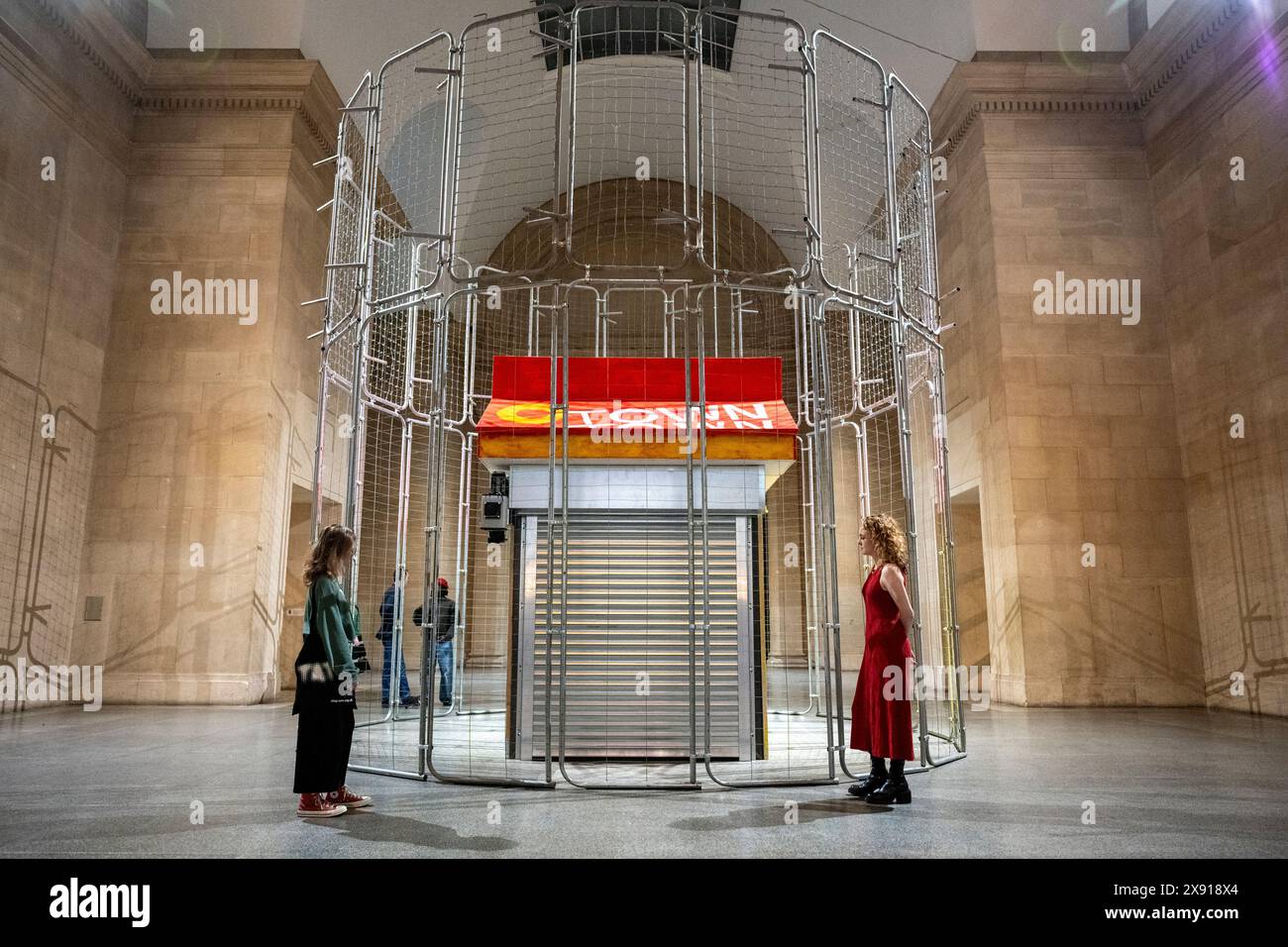 London, UK. 28 May 2024. Staff members view 'Grace' a new commission by ...