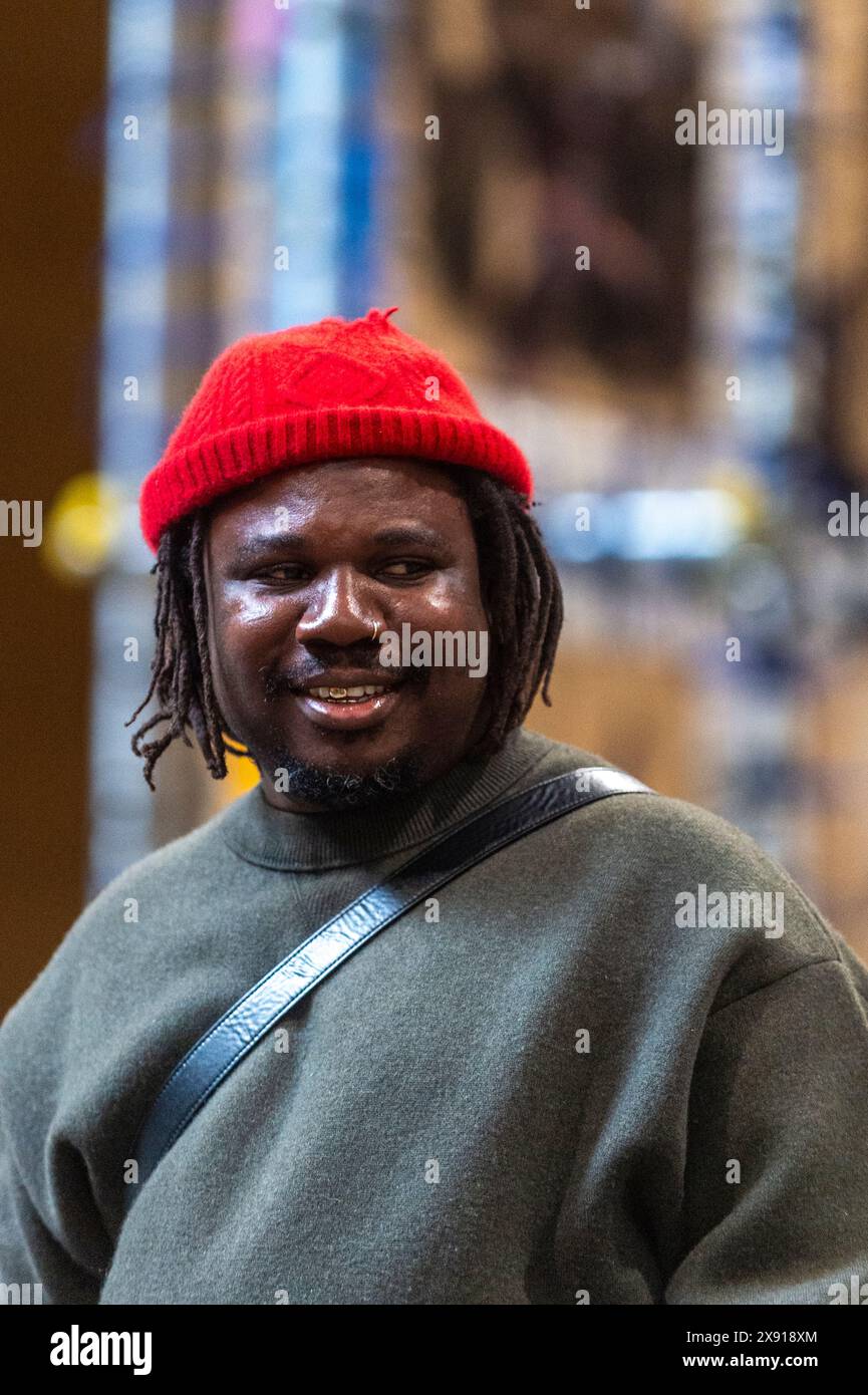 London, UK. 28 May 2024. Artist Alvaro Barrington with his new ...