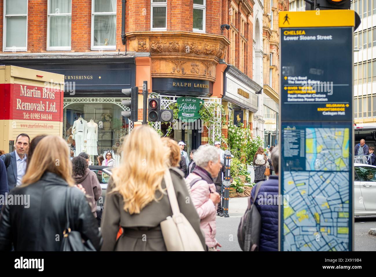 LONDON- MAY 23, 2024: Ralph Lauren store on Sloane Square during the ...