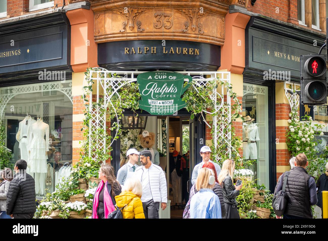 LONDON- MAY 23, 2024: Ralph Lauren store on Sloane Square during the ...