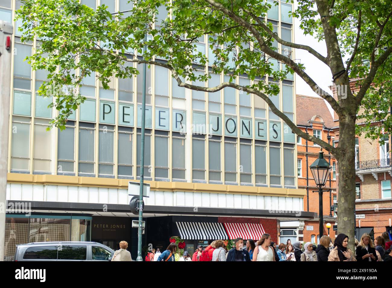 LONDON- MAY 23, 2024: Peter Jones department store on Sloane Square ...