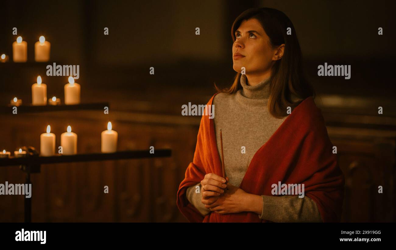 Religious religion devout catholic woman hi-res stock photography and ...