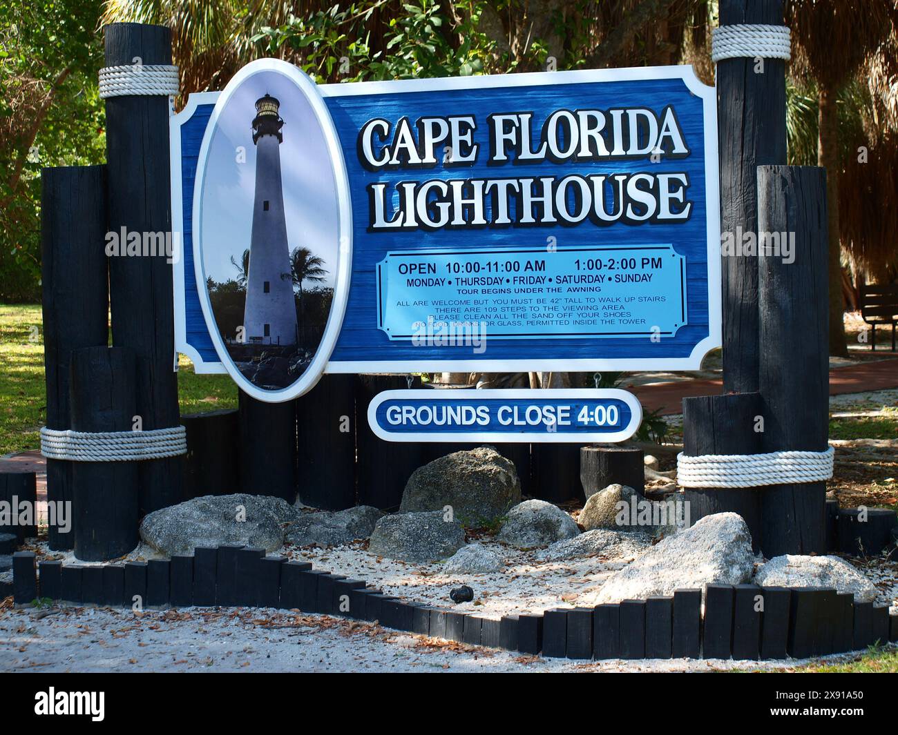 Miami, Florida, United States - May 26, 2024: Sign at the entrance of ...