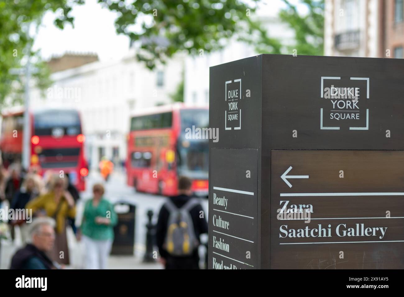 LONDON- MAY 23, 2024: Duke of York Square on the Kings Road in Chelsea ...
