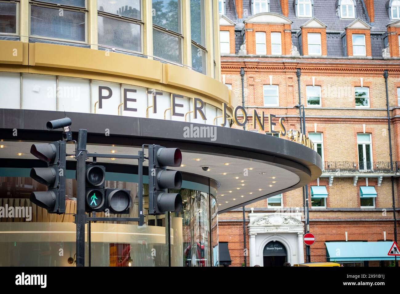 LONDON- MAY 23, 2024: Peter Jones department store on Sloane Square ...