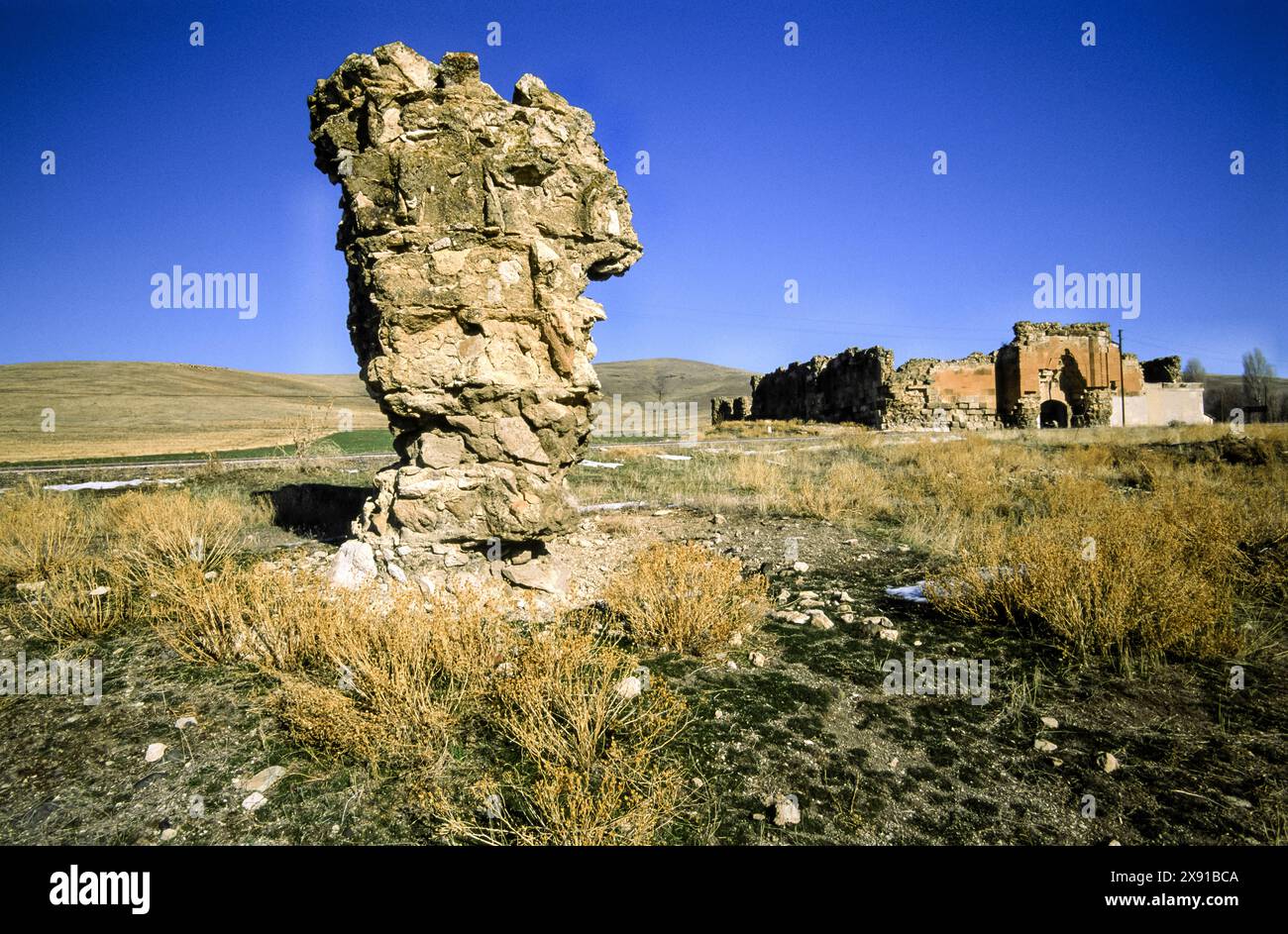 Alayhan Caravanserai. Seljuk Era. Aksaray.Cappadocia.Turkey Stock Photo ...