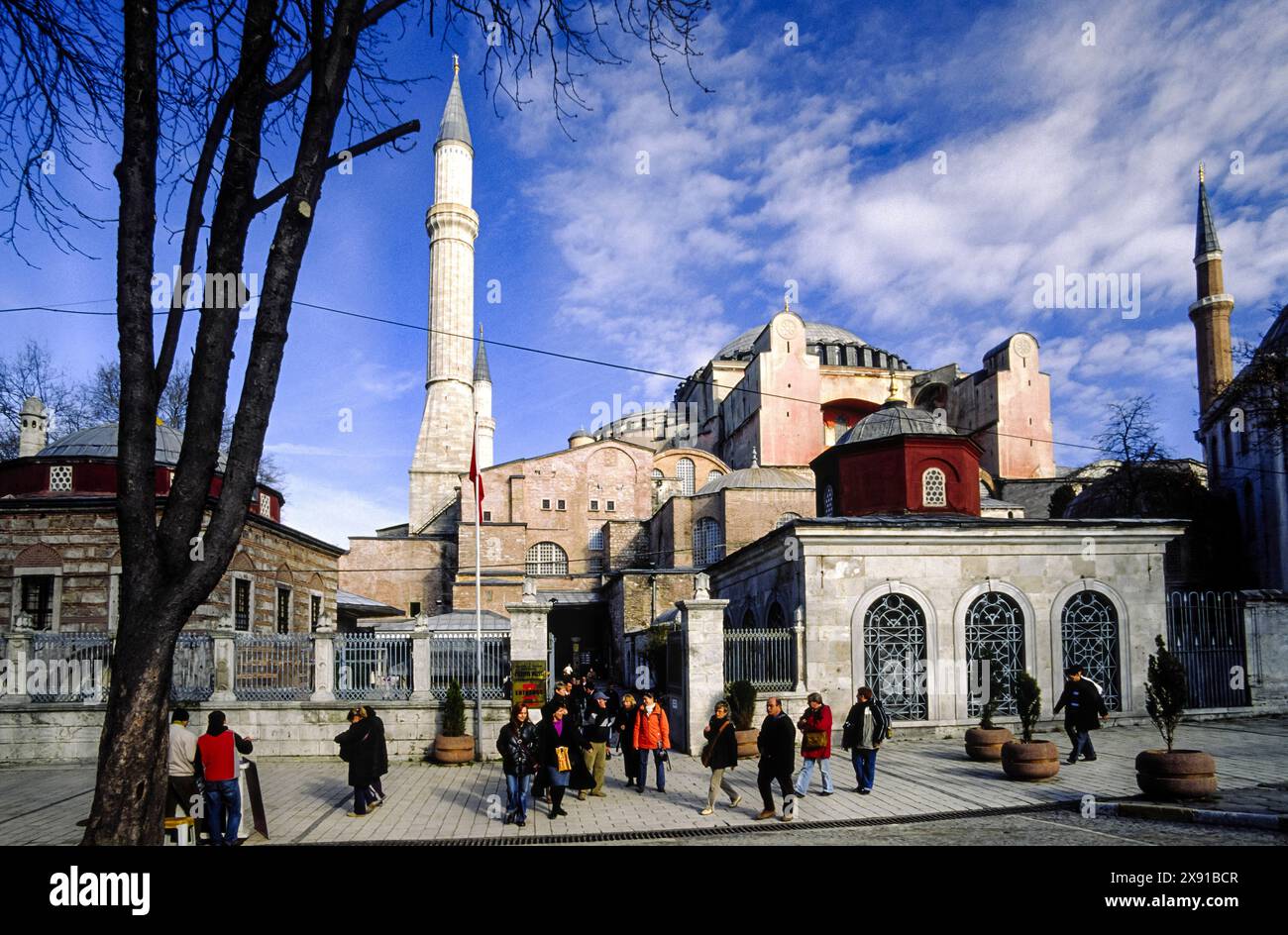 Hagia Sophia, Church of Holy Wisdom, 6th century. Sultanahmet. Istanbul ...