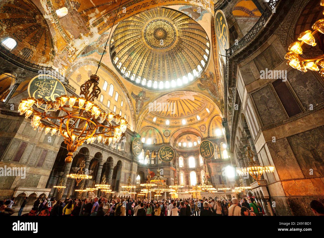 Hagia Sophia, Church of Holy Wisdom, 6th century. Sultanahmet. Istanbul ...