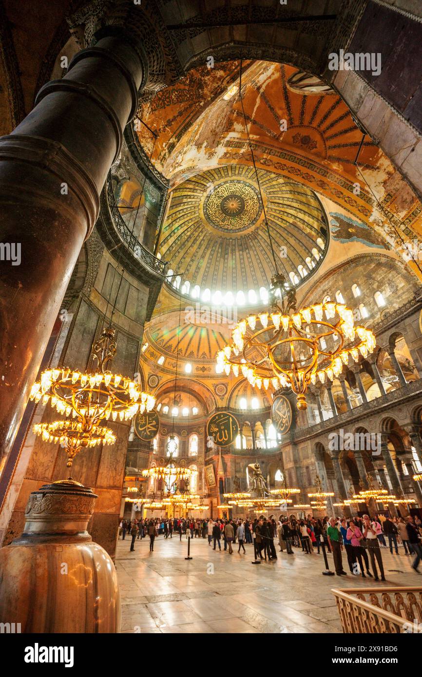 Hagia Sophia, Church of Holy Wisdom, 6th century. Sultanahmet. Istanbul ...