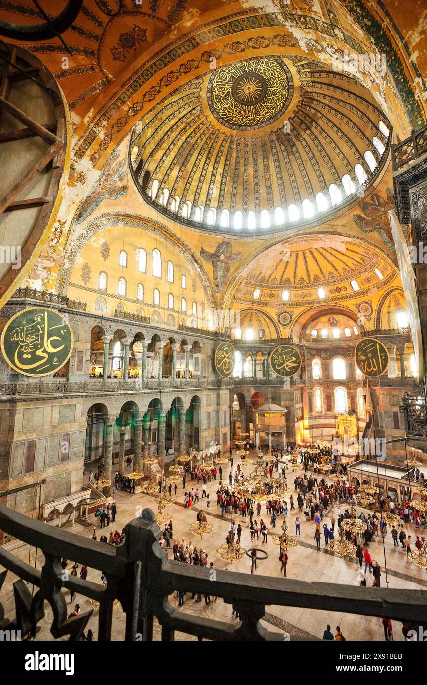 Hagia Sophia, Church of Holy Wisdom, 6th century. Sultanahmet. Istanbul ...