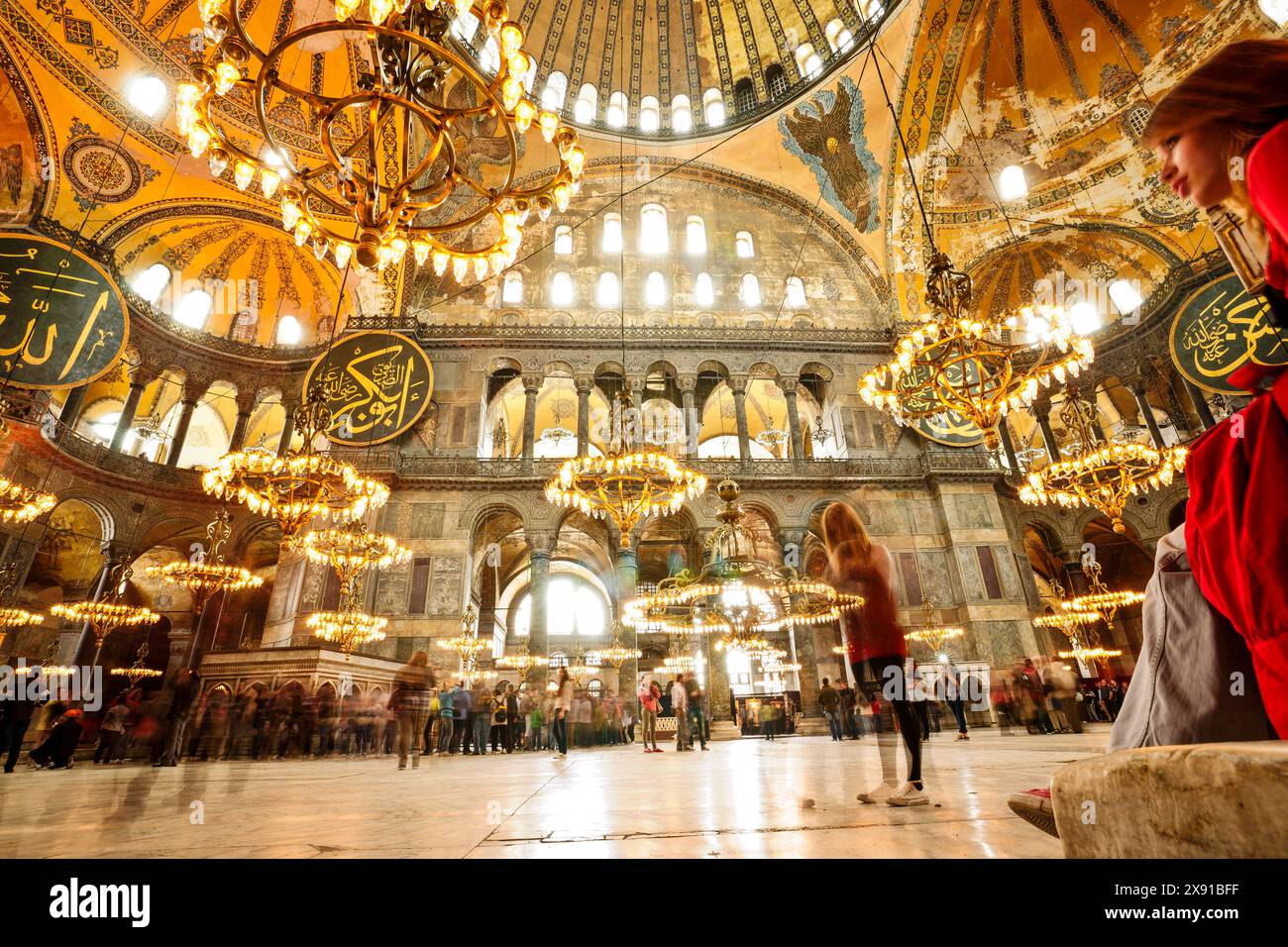 Hagia Sophia, Church of Holy Wisdom, 6th century. Sultanahmet. Istanbul ...