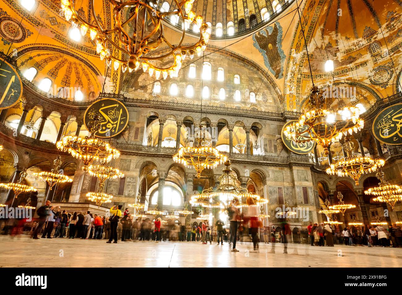 Hagia Sophia, Church of Holy Wisdom, 6th century. Sultanahmet. Istanbul ...