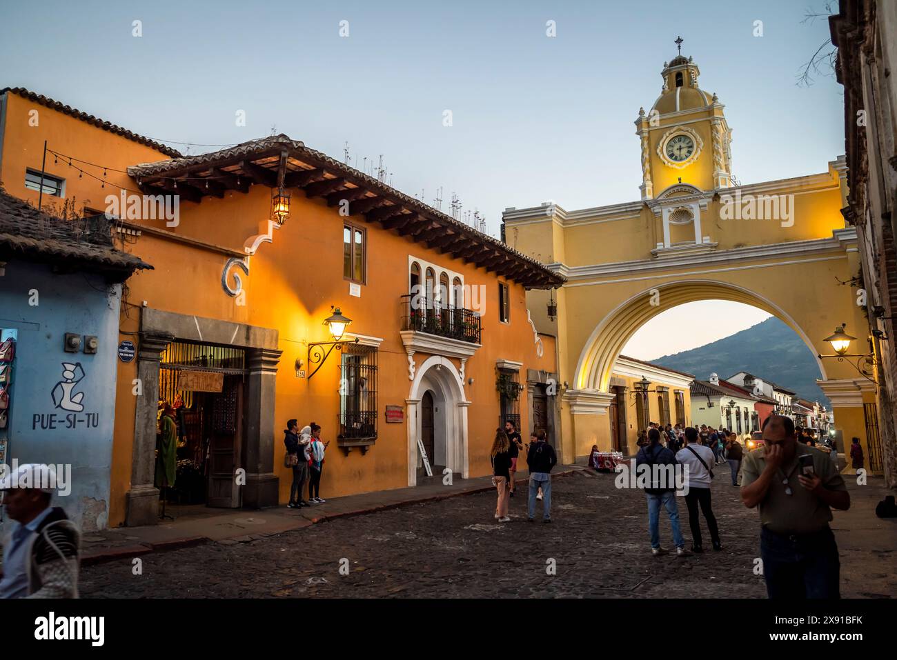 Santa Catalina Arch, one of the distinguishable landmarks in Antigua ...