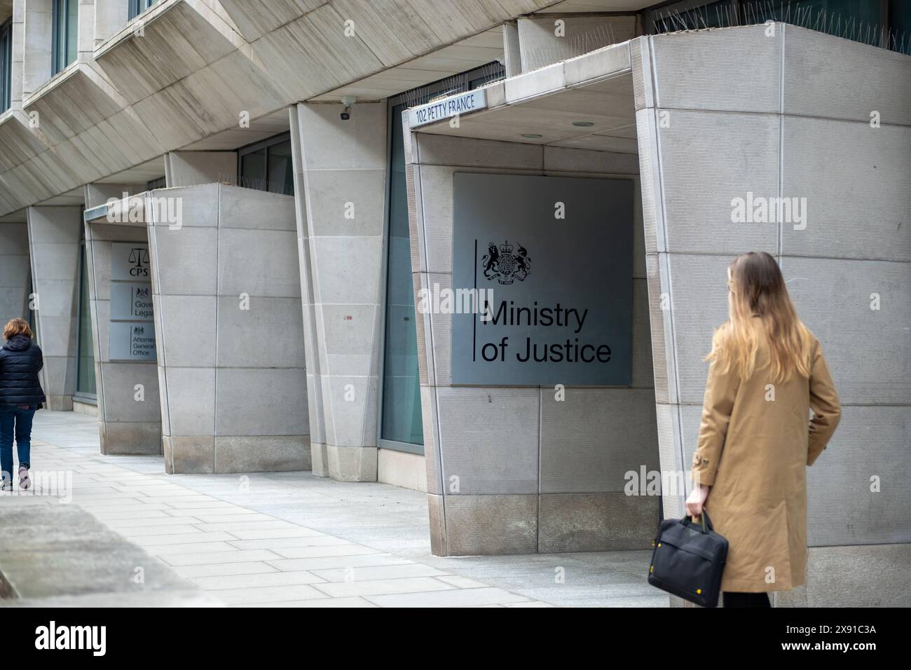 LONDON- MAY 23, 2024: Ministry Of Justice building in SW1 Westminster ...