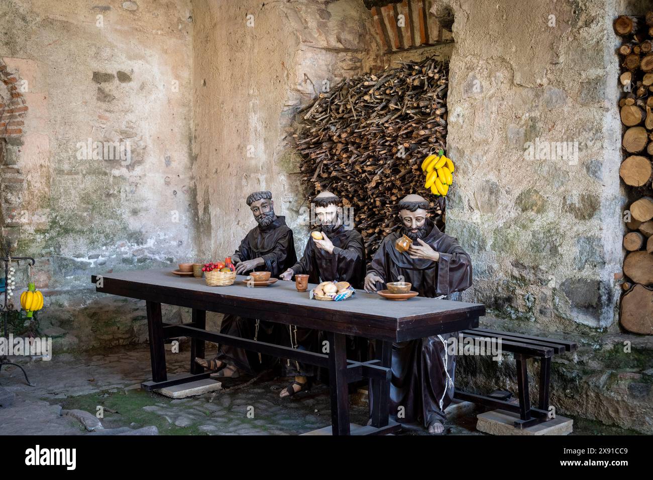 Monks refectory, Ruins of convent of San Francisco el Grande, a ...