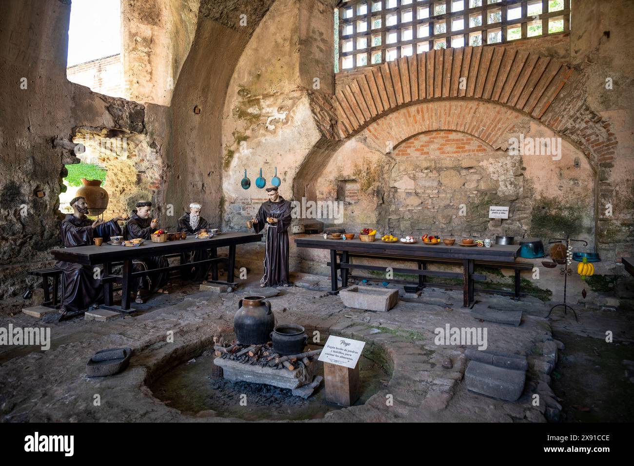 Monks refectory, Ruins of convent of San Francisco el Grande, a ...