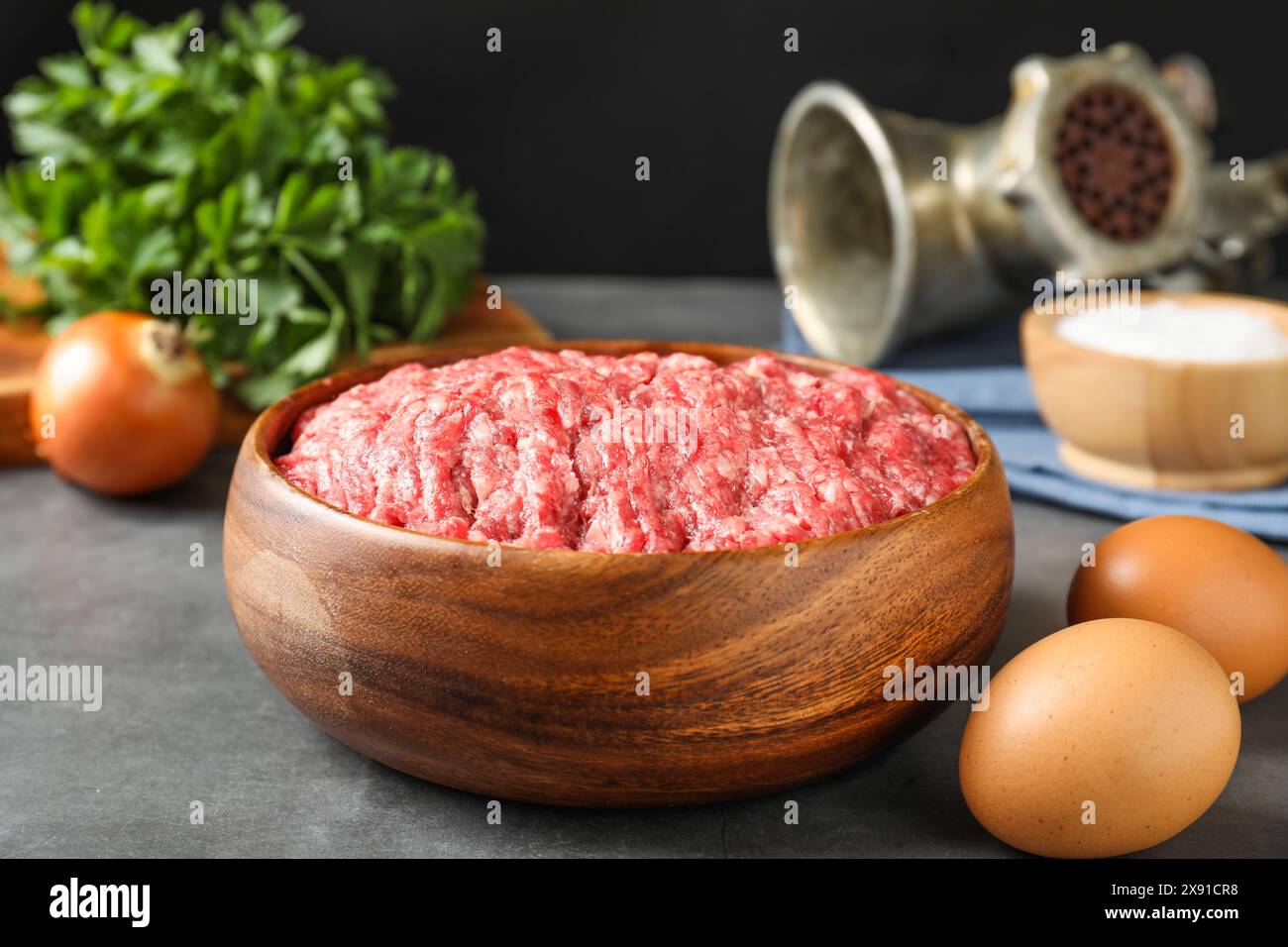 Ground beef butcher products hi-res stock photography and images - Alamy