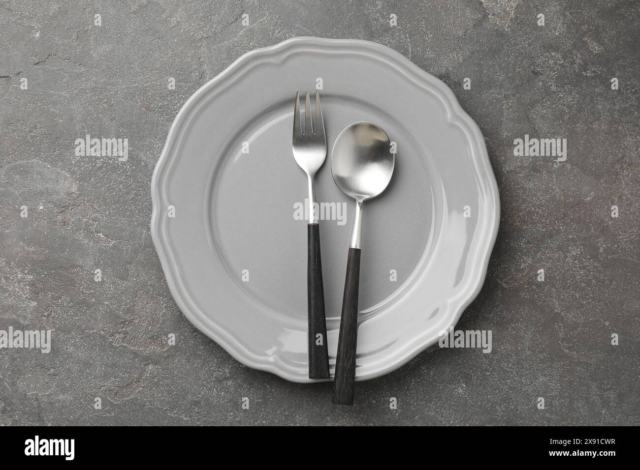 Stylish setting cutlery plate hi-res stock photography and images - Alamy