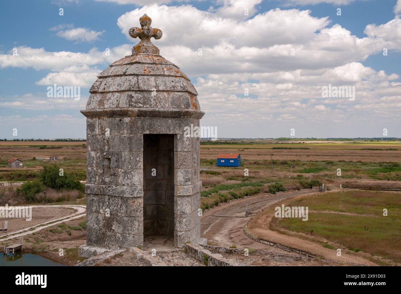 Watchtower in the citadel of Brouage, Hiers-Brouage, listed as one of ...