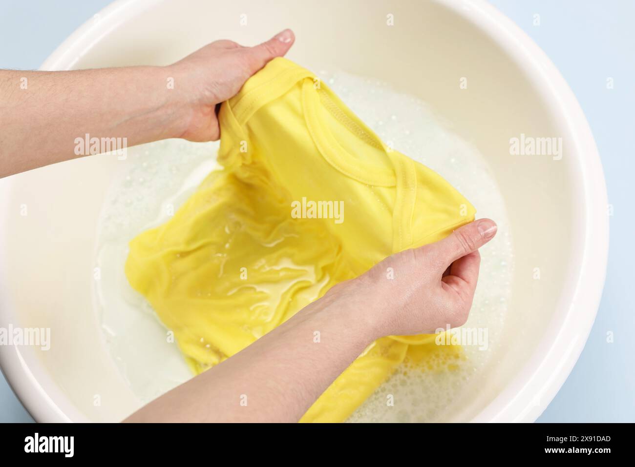 Hand washing clothes woman hi-res stock photography and images - Alamy