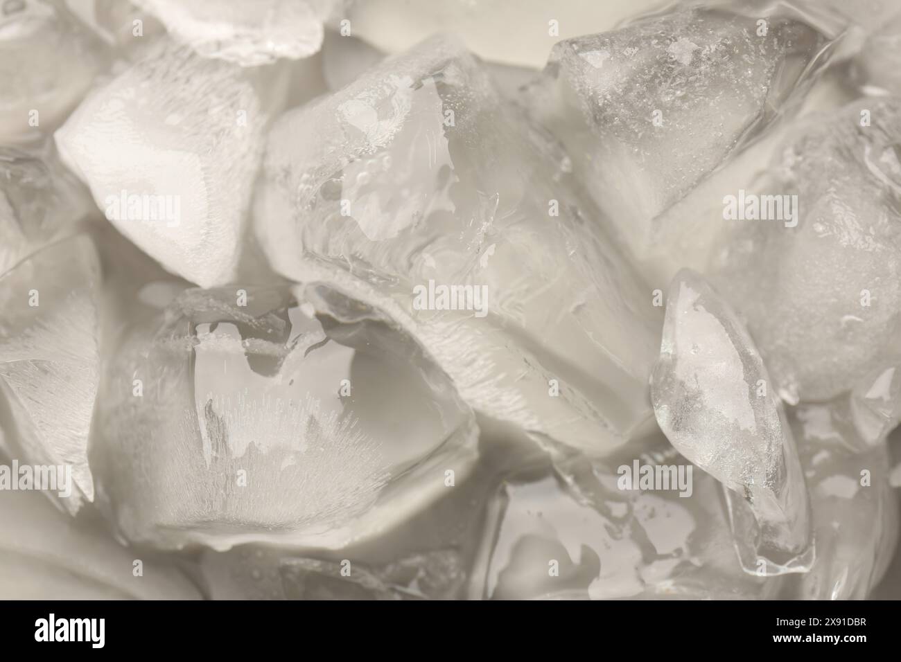 Pieces of crushed ice as background, closeup Stock Photo - Alamy