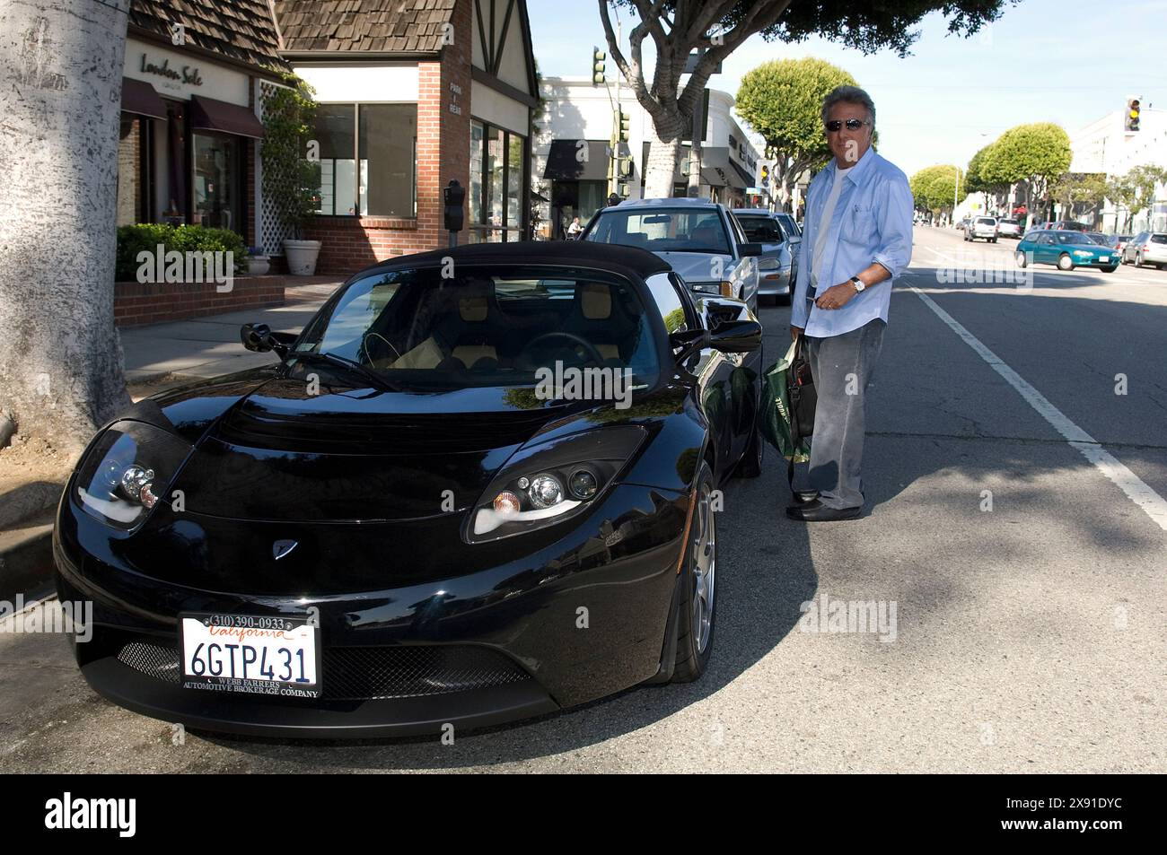 Santa Monica,California, March 25,2009. Dustin Hoffman have a new car ...