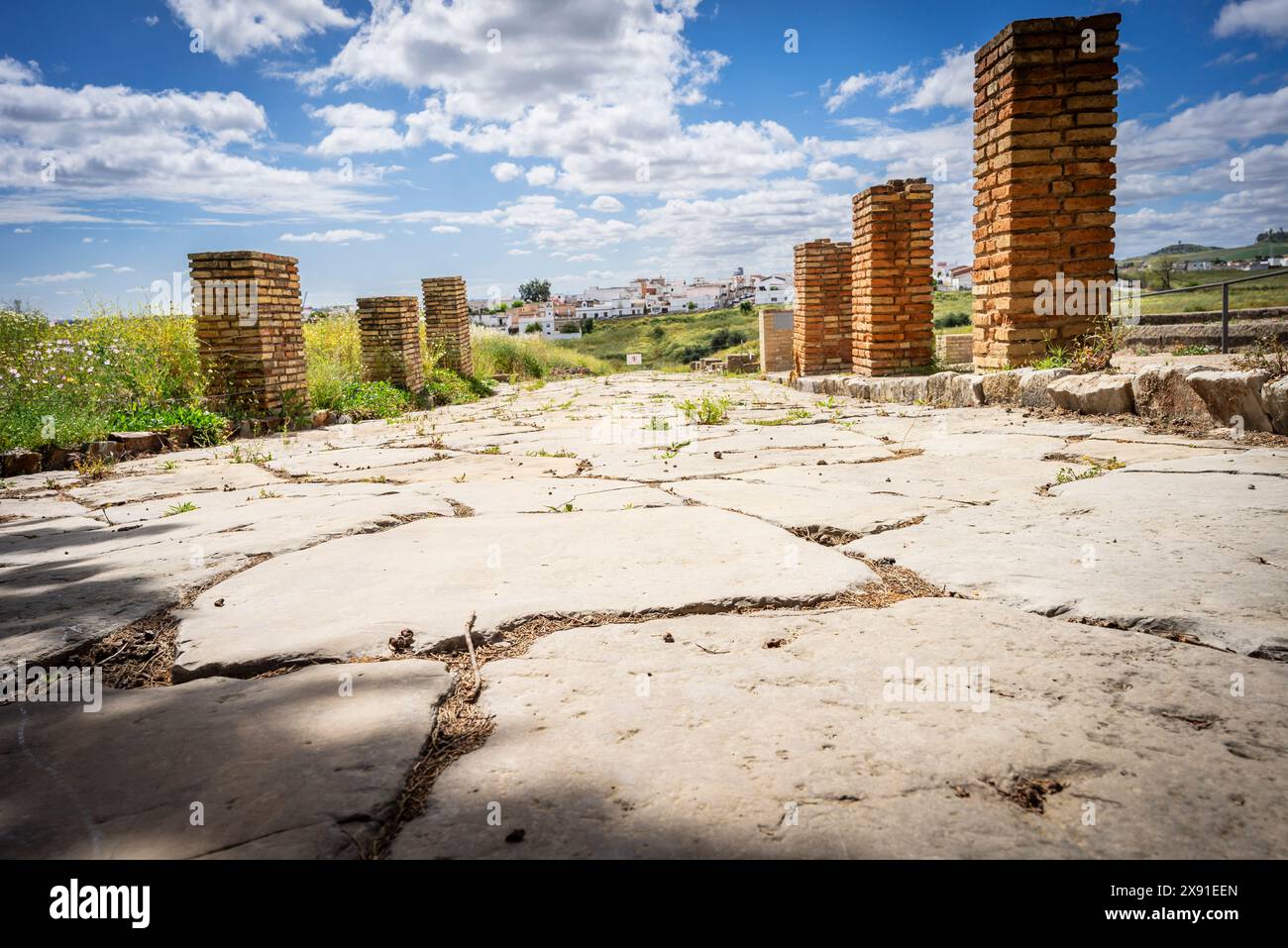 Italica, Roman road in Cañada Honda, ancient Roman city, 206 BC ...