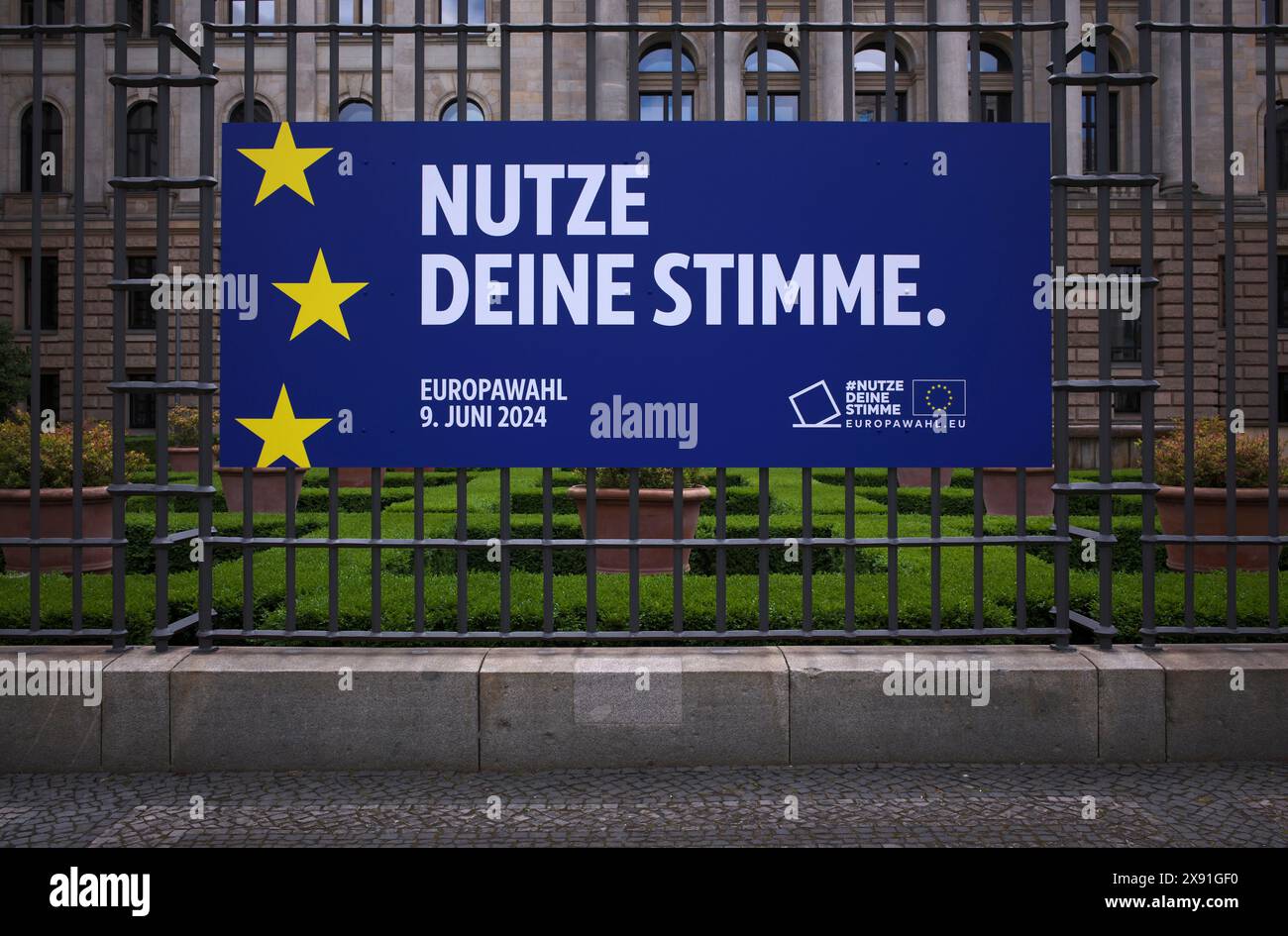 Poster advertising to go to the polls, Use your vote, European ...