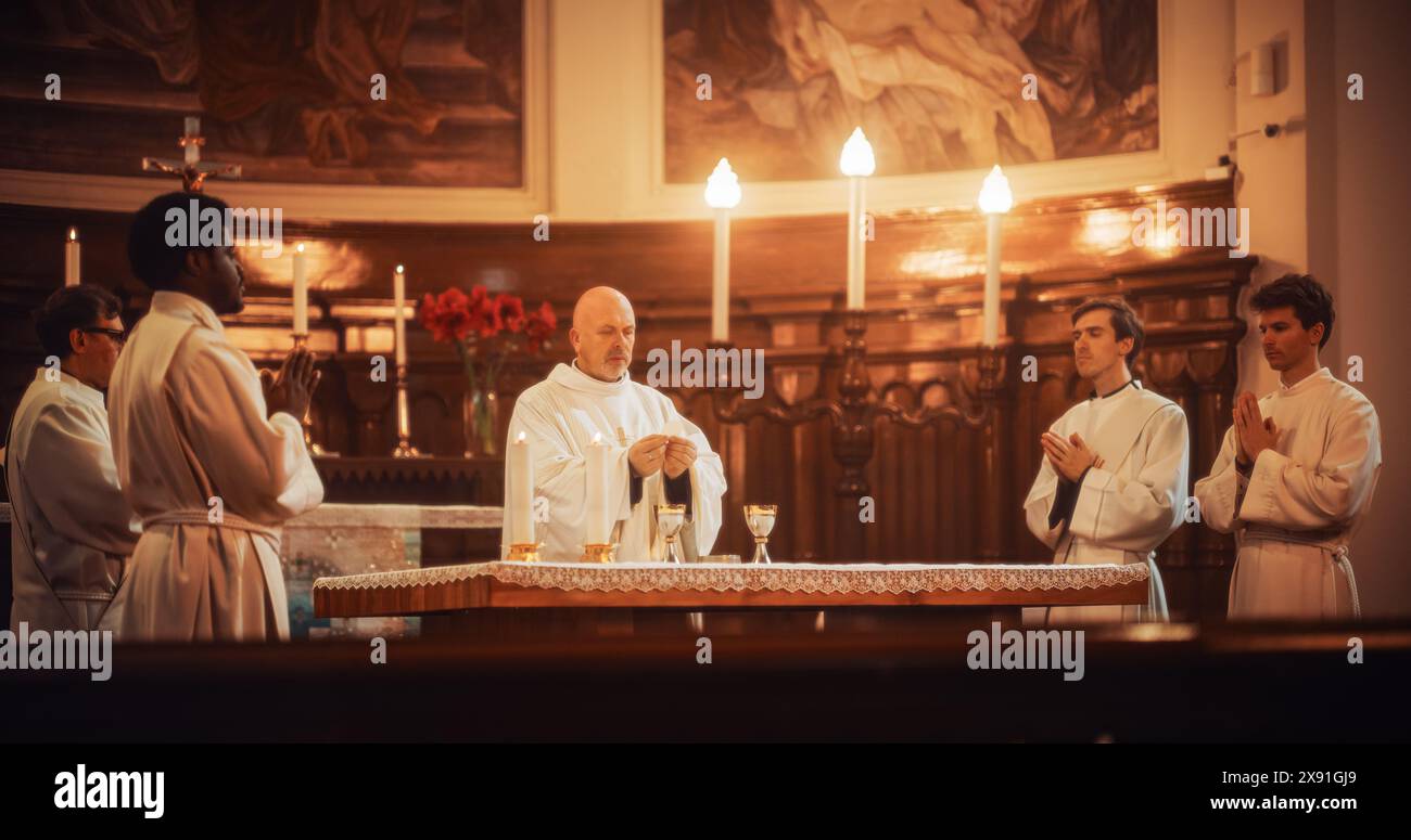 The Eucharist In Grand Church: Ministers of Christian Faith lead The ...