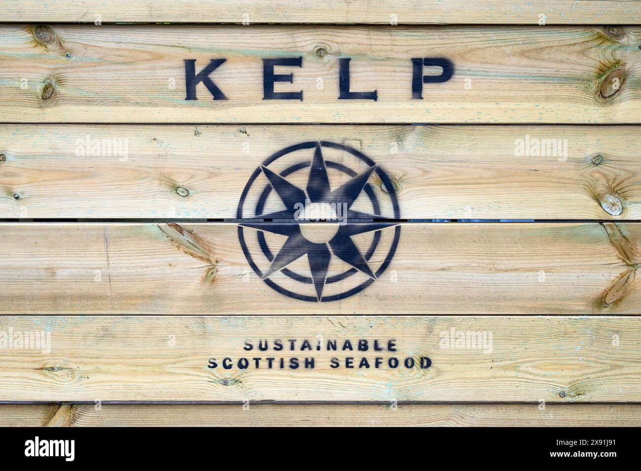 Kelp sustainable scottish seafood restaurant hi-res stock photography ...