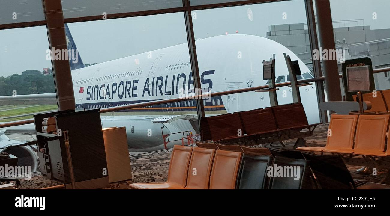 Singapore exterior view of Changi Airport Singapore Stock Photo - Alamy