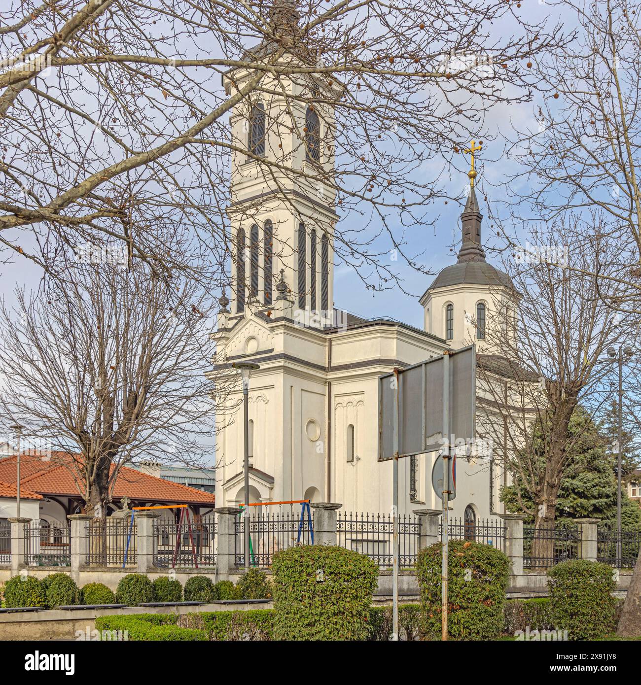 Kladovo, Serbia - March 14, 2024: Serbian Orthodox Church of Saint ...