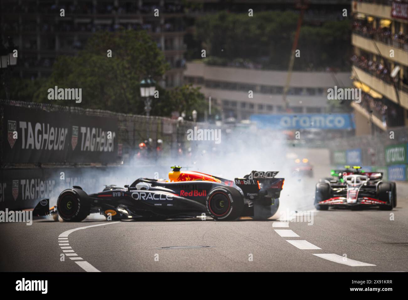 Monaco, Monaco. 26th May, 2024. Oracle Red Bull Racing's Mexican driver ...
