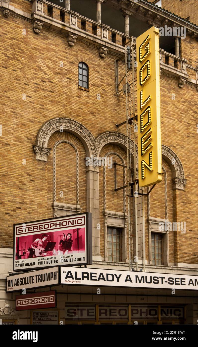 Stereophonic stage play with music at the John Golden theatre on ...