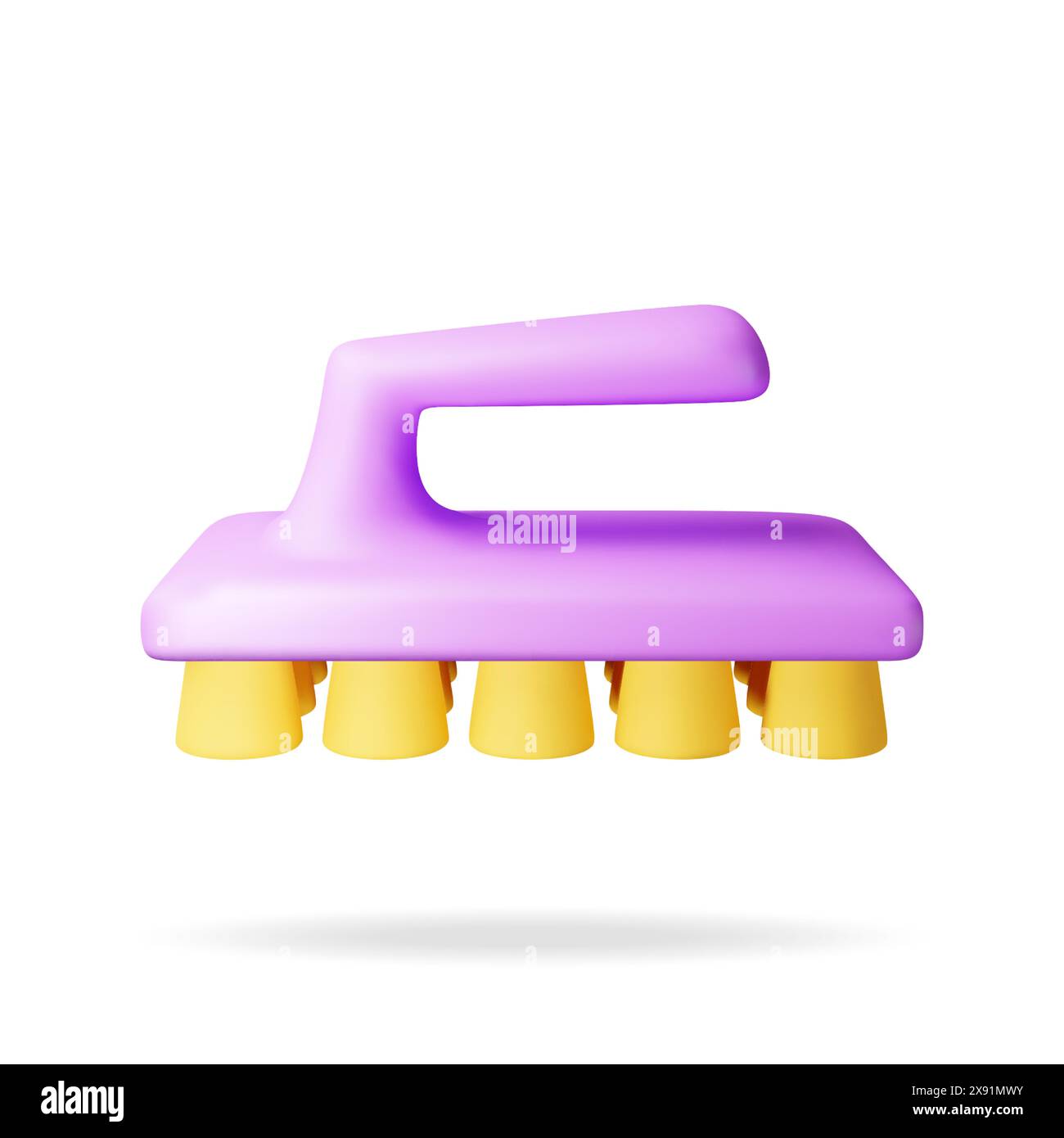 3D dry hand cleaning brush isolated Stock Vector Image & Art - Alamy