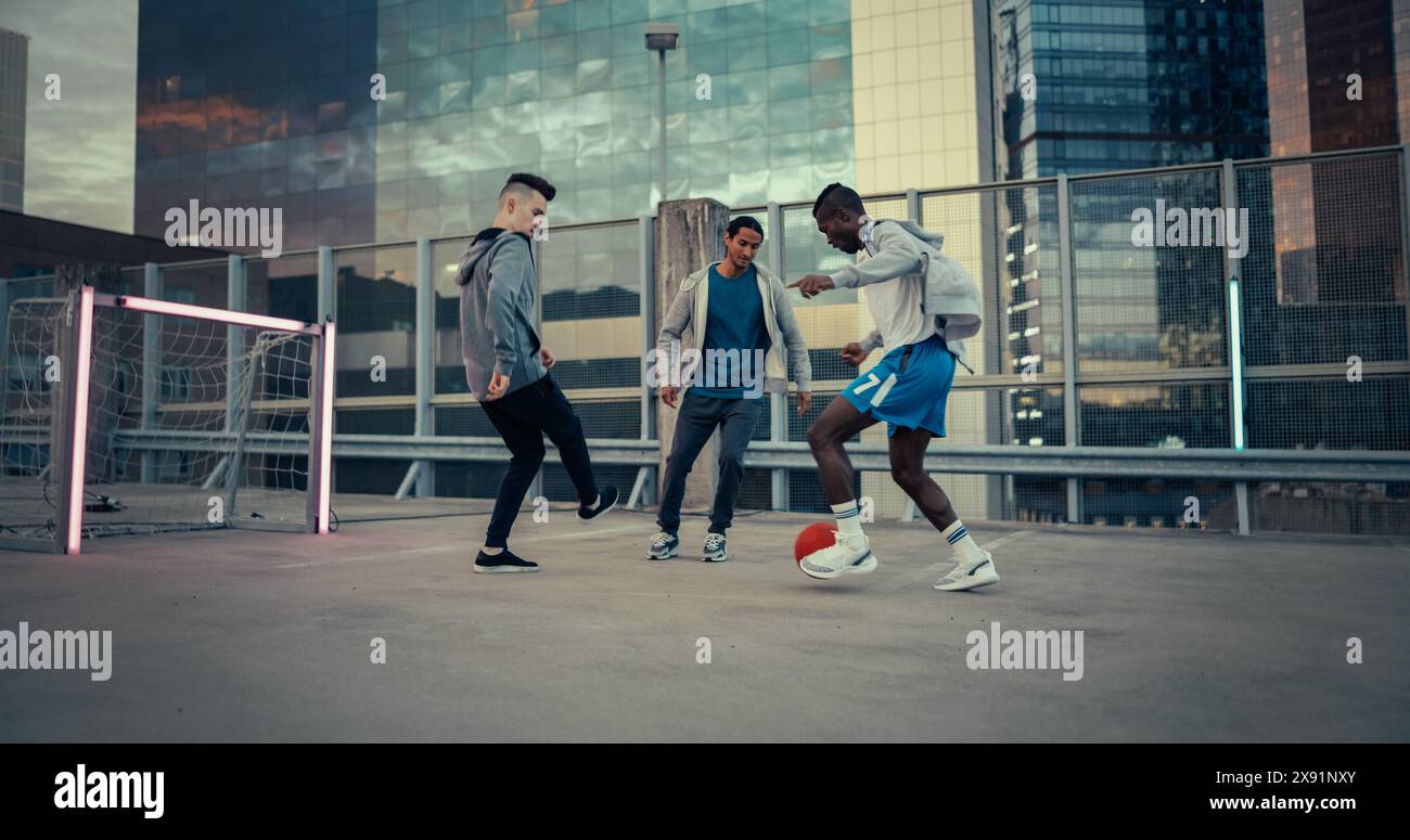 Female athlete dribbling with a soccer ball hi-res stock photography ...