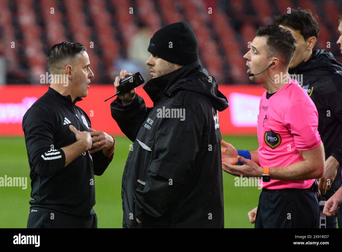 Toronto, ON, Canada - May 11, 2024: Head Coach of the Toronto FC John Herdman after the MLS ...