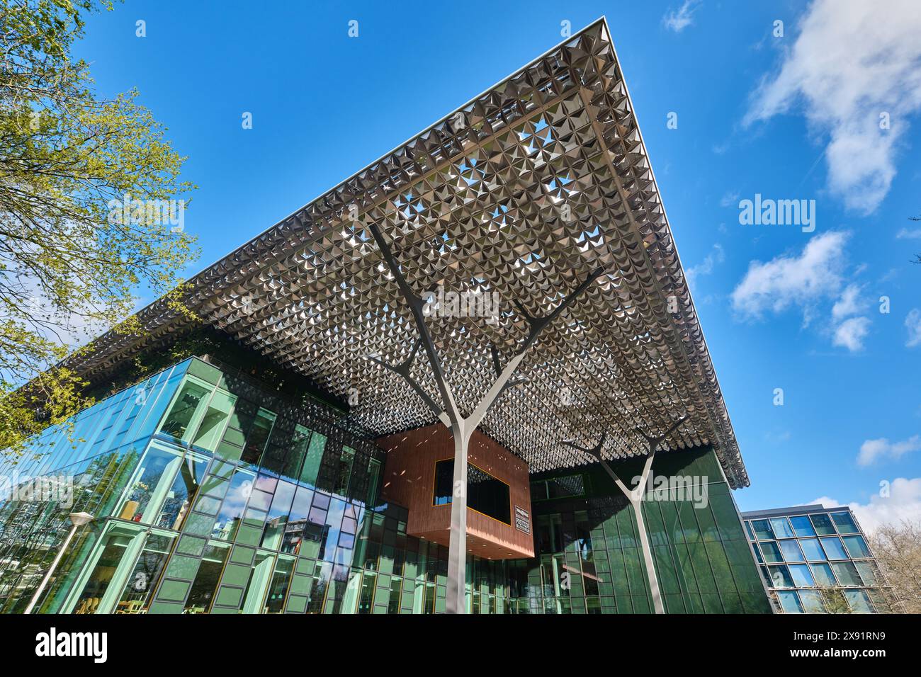 Netherlands, Amsterdam - April 10, 2024: Sustainable Headquarter ...