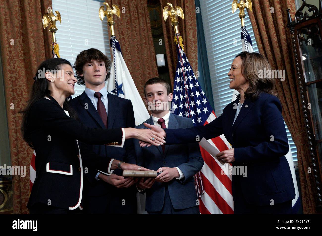 Washington, United States. 28th May, 2024. US Vice President Kamala ...