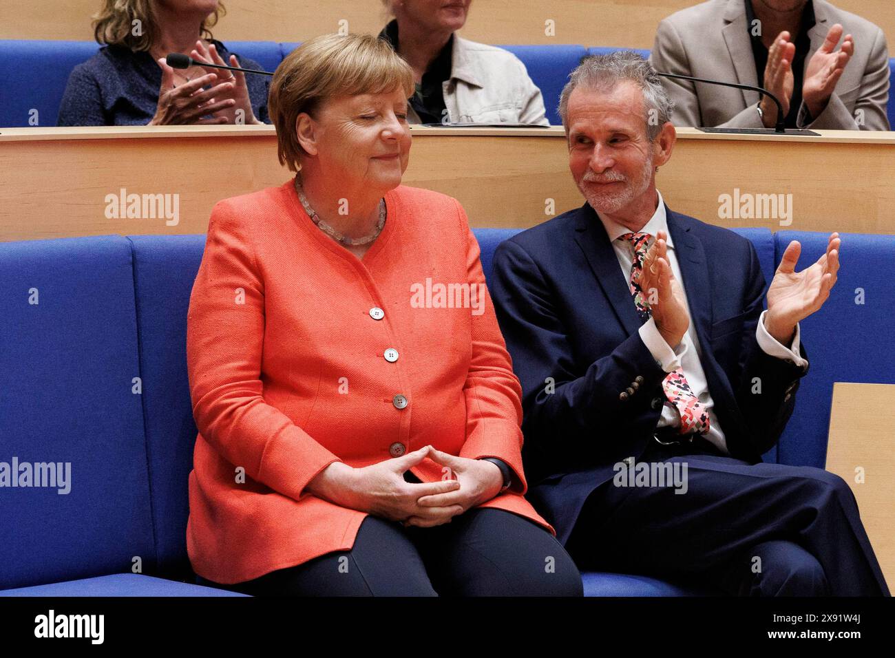 28 May 2024, Berlin: Angela Merkel (CDU), former German Chancellor ...