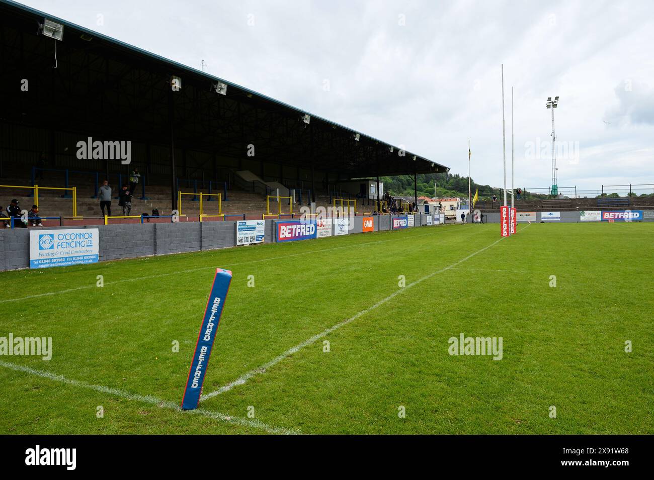 Whitehaven, England - 26h May 2024 - General view, The Ortus Rec. Rugby ...