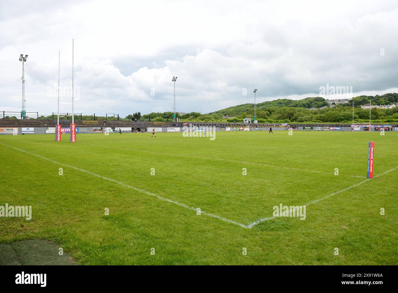 Whitehaven, England - 26h May 2024 - General view, The Ortus Rec. Rugby ...